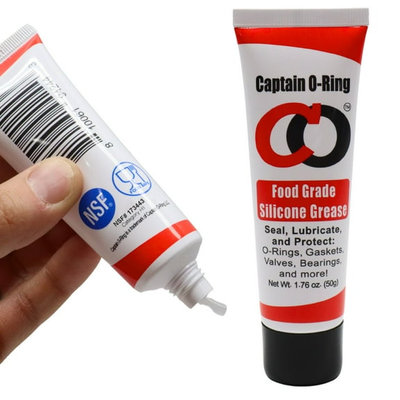 Captain O-Ring Universal Gas Can Spout Gasket Seals, 6 Pack, Synthetic ...