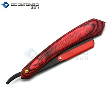 Defender-Xtreme 10' Straight Razor Skull Red Rose Folding Knife 3CR13 ...