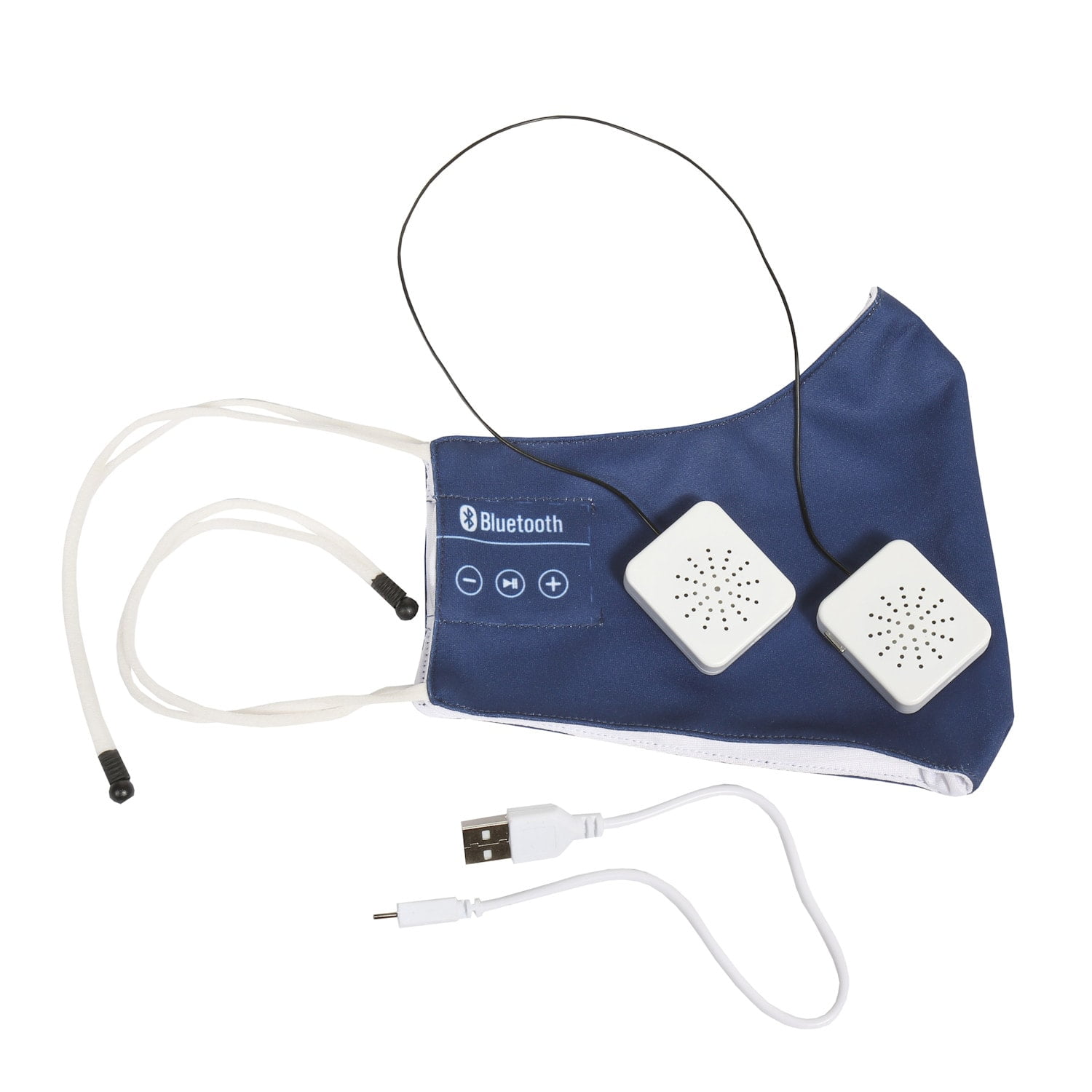 FaceTech Bluetooth Face Mask - Adjustable Face Covers with Rechargeabl ...