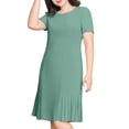 Bixock Summer Dress for Women Maternity Casual Dress Crew Neck ...