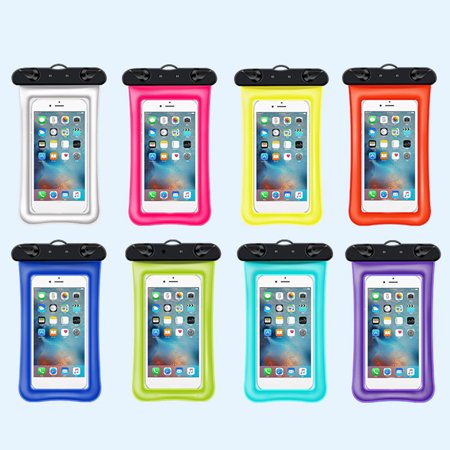 Smartphone Double Layers Sealed Bag Cell Phone Transparent Waterproof ...
