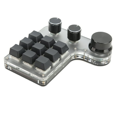 One Handed Mechanical Keyboard, Mini Keypad Delay Function For Office ...