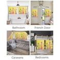 Cartoon Giraffe African Animal Print Short Blackout Curtains 30 Inch ...