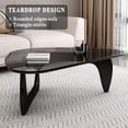 Modern Glass Coffee Table for Living Room, Mid Century Coffee Table ...