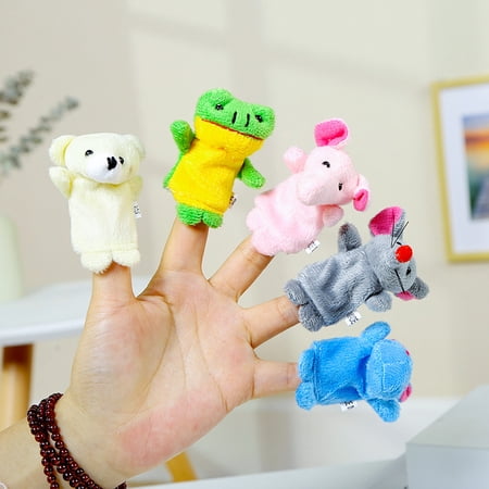 Animal Finger Puppets 5 Pieces Story Time Finger Puppets Toys Mini ...