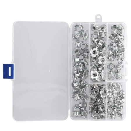 Threaded Insert, Anti Rust 4 Prong T Nut Set Stable For Particleboard ...