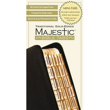 Majestic Traditional Gold-Edged Tabs - Walmart.com