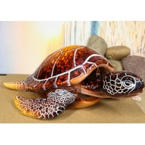 Nautical Ocean Red Giant Sea Turtle Swimming Bobblehead Figurine ...