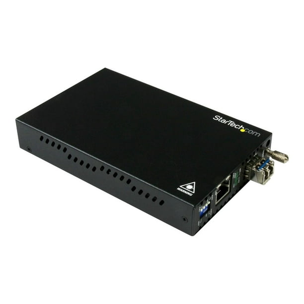 StarTech.com Singlemode (SM) LC Fiber Media Converter for 1Gbe Network ...
