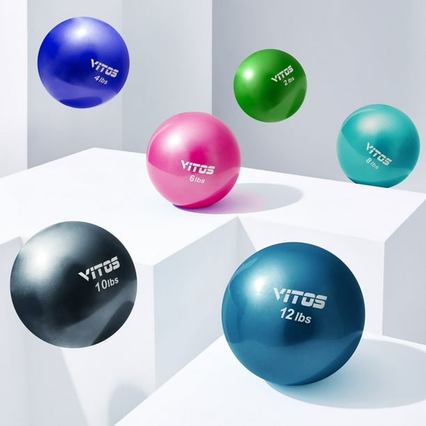 Vitos Fitness Toning Soft Weighted Mini Ball | Medicine Ball for Core ...