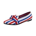American Flag Shoes for Women Lightweight Breathable Canvas Sneakers ...