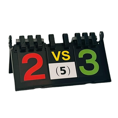 Tabletop Scoreboard Flip Score Board Score Counter Manual Scorekeeper ...