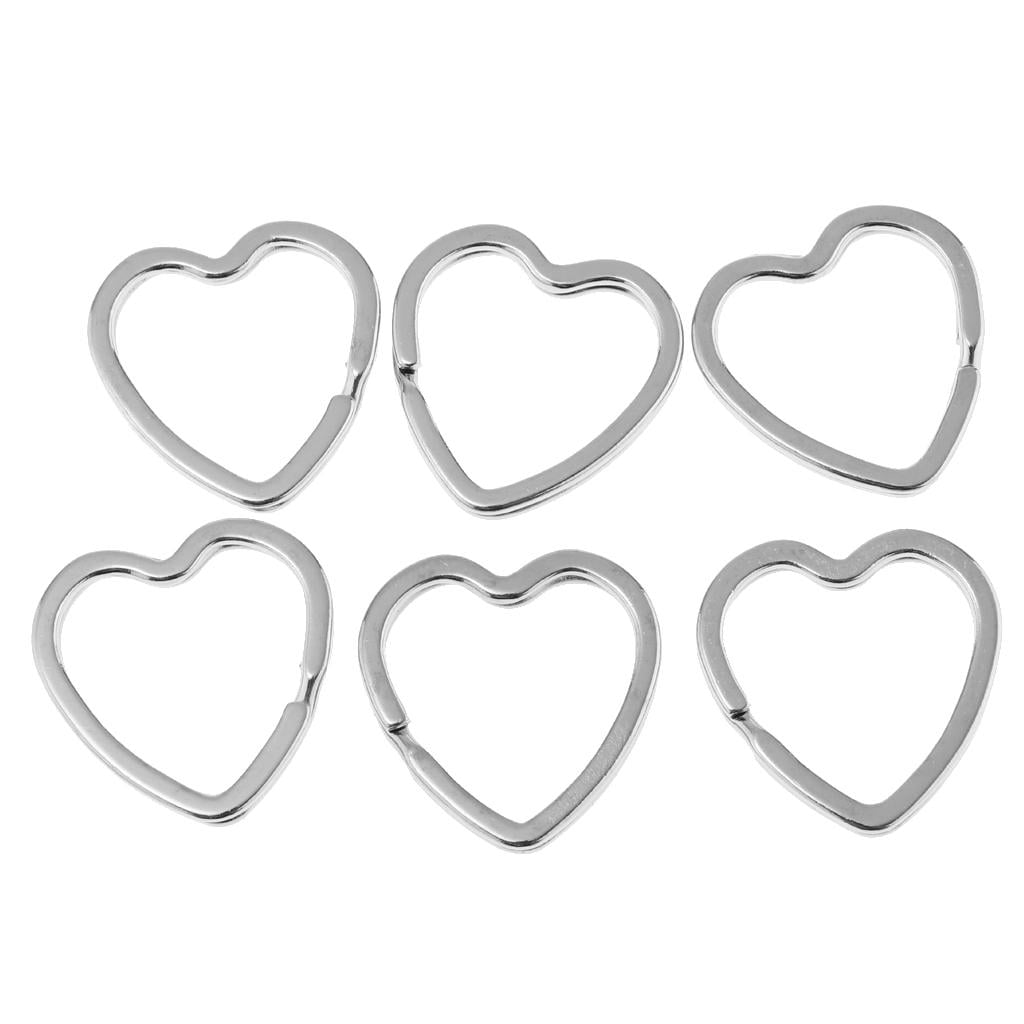 60pcs Heart Shape Chain Connector for DIY Accessories - Walmart.com