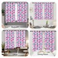 Butterfly and Pink Purple Pattern Blackout Curtains,Triple Weaved ...