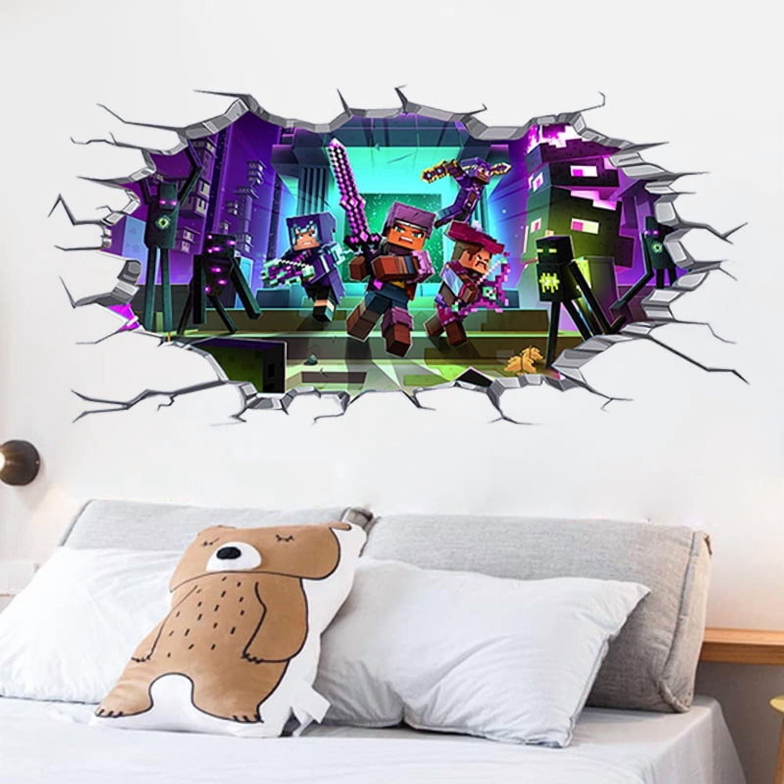 Click here for Hot Sale Minecraft Wall Stickers Living Room Child... prices