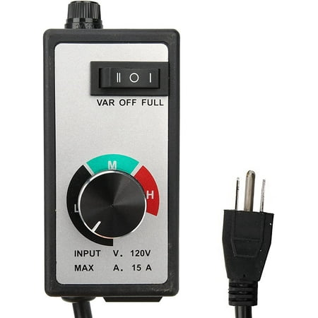 CARBONLIKE 120V 1500W 15A Variable Fan Controller - Stepless High Power ...