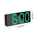 NEXAVKPR Modern Mirror LED Digital Alarm Clock with Temperature and ...