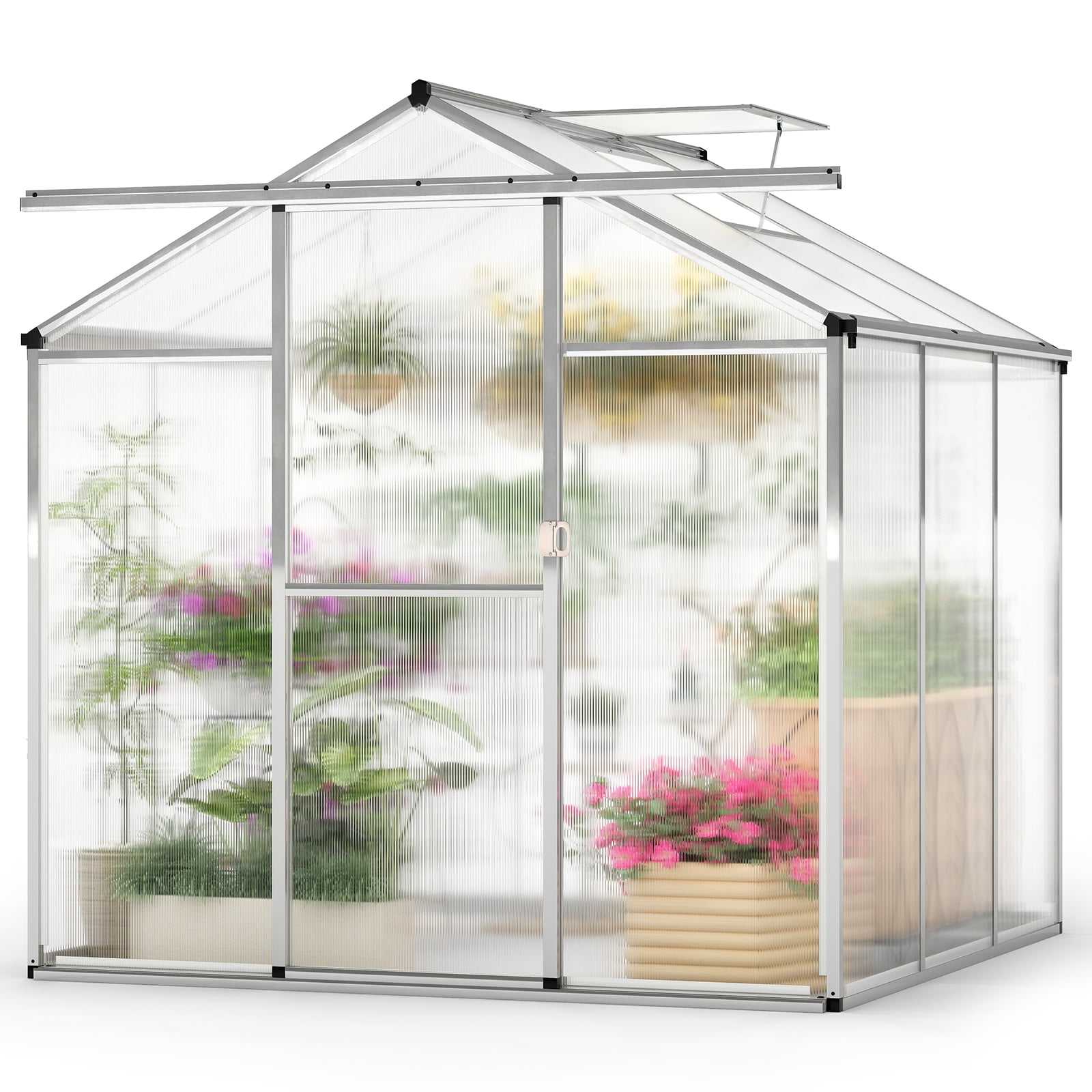 Click here for Gymax 6 X 6 Ft Greenhouse For Outdoors Large Walk-... prices