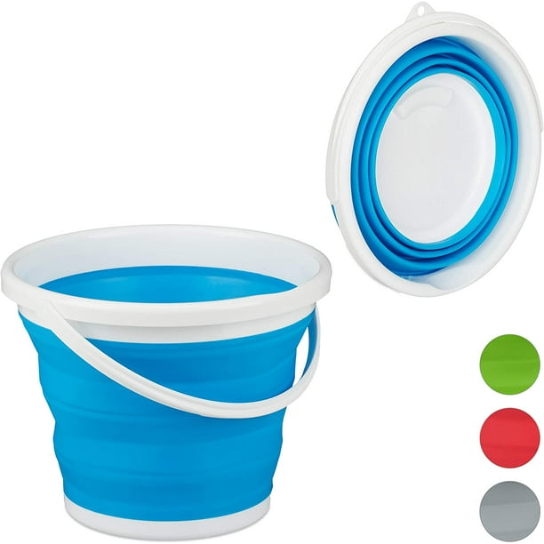 Collapsible bucket, 10 l cleaning bucket, collapsible to save space ...