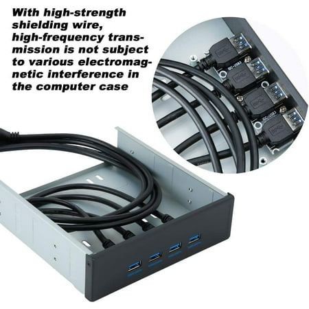 Optical Disk Driver Front Panel, 20Pin 4-Port USB 3.0 Hub Optical Disk ...