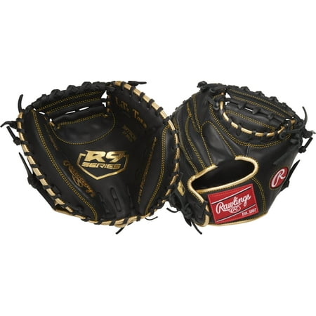 Rawlings R9 Series Baseball Training Catchers Glove, 1-Piece Solid Web ...