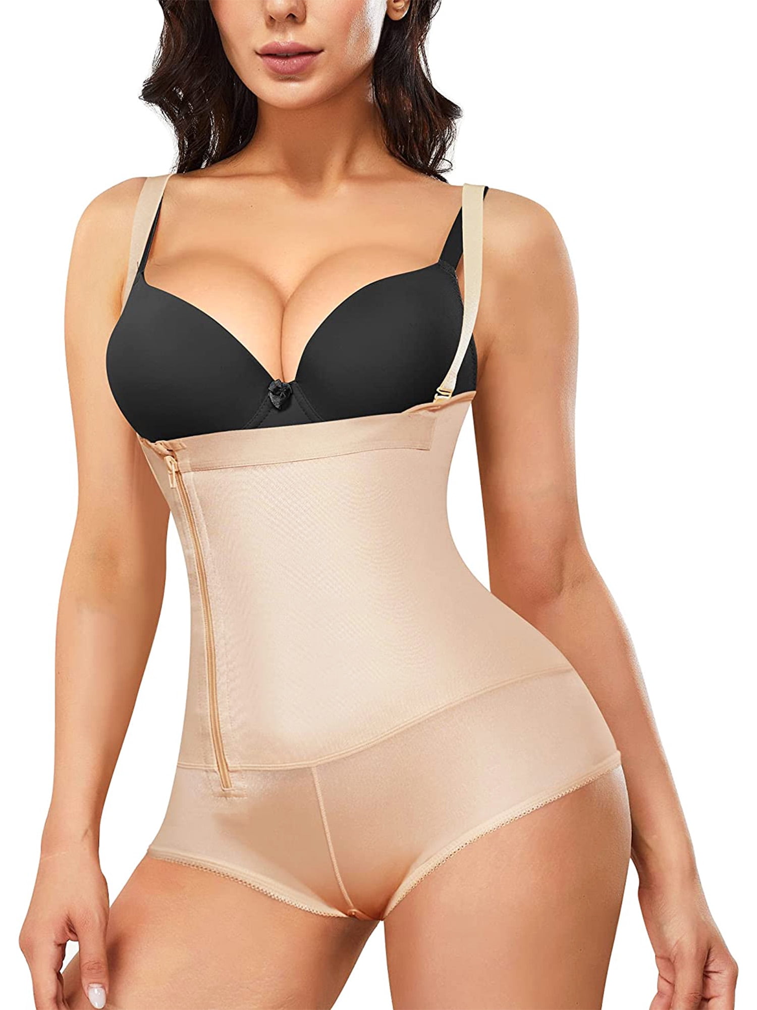 Lilvigor Womens Shapewear Bodysuit Latex Waist Trainer Full Body
