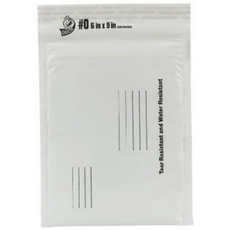 Duck 00-11600 6 x 9 in. Padded Mailing Envelope - Poly White- Pack Of ...