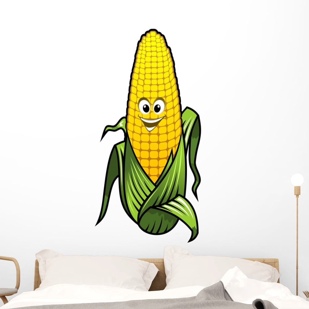 Healthy Fresh Yellow Corn Wall Decal Mural by Wallmonkeys Peel and ...