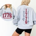 CLOTEX America 1776 250 Years of Freedom Sweatshirt Independence Day T ...