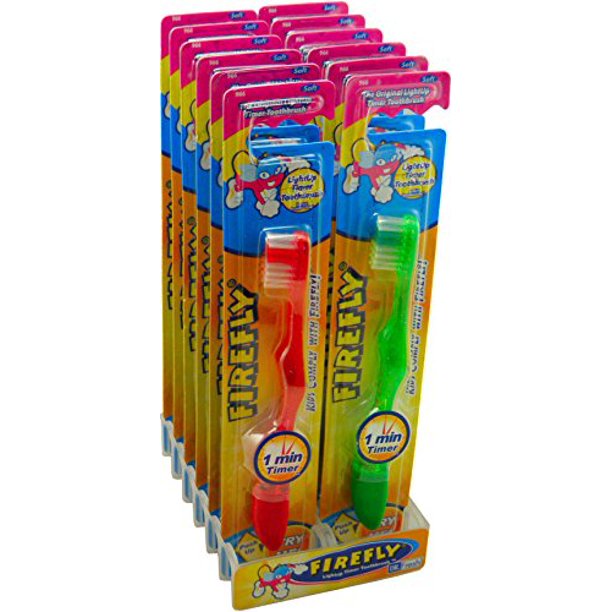Dr. Fresh Firefly, The Original Flashing Light Up Timer Toothbrush for ...