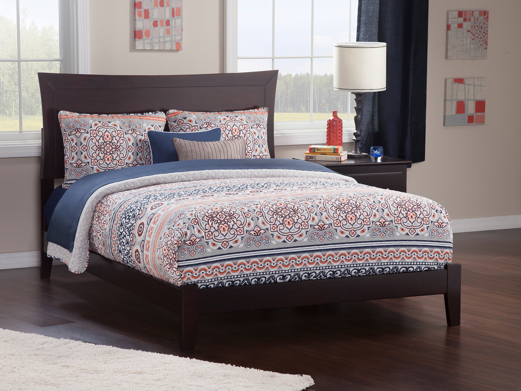Metro Queen Traditional Bed in Espresso - Walmart.com