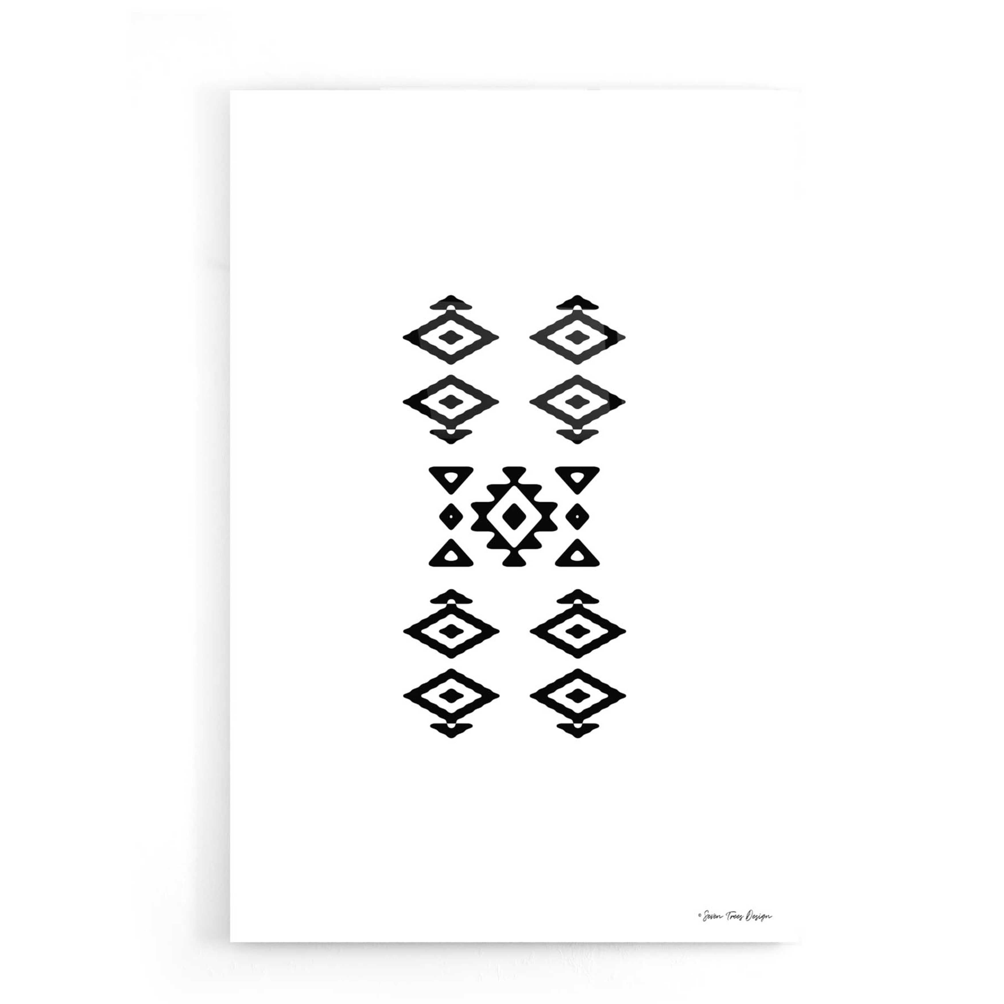 Epic Art 'Aztec Art I' by Seven Trees Design, Acrylic Glass Wall Art ...
