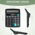 8 Pack Calculator Bulk, 12 Digits Calculators Desktop Solar and Battery ...