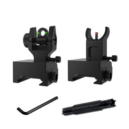 Flip Up Iron Sights Fiber Optics Low Profile Sights Mechanical Sight ...