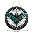 Bat Stained Glass Window Hangings,Bat Decorations for Halloween,Bat ...