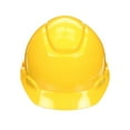 3M SecureFit HDPE 4-Point Ratchet Suspension Short Brim Hard Hat Yellow ...