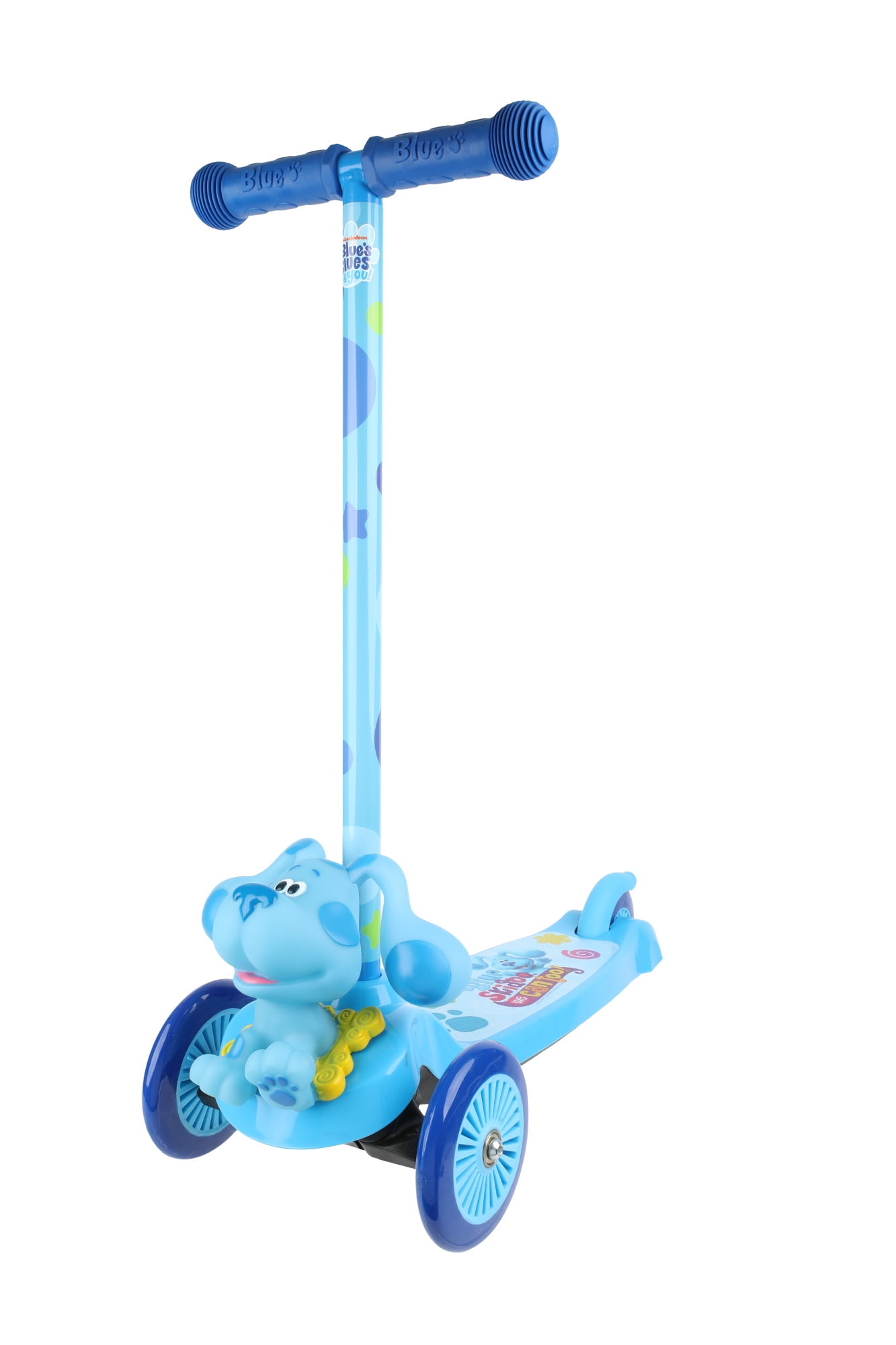 Kid Trax Nickelodeon Blue's Clues & You! Kids Swingin Scooter, Ages 3-5 ...