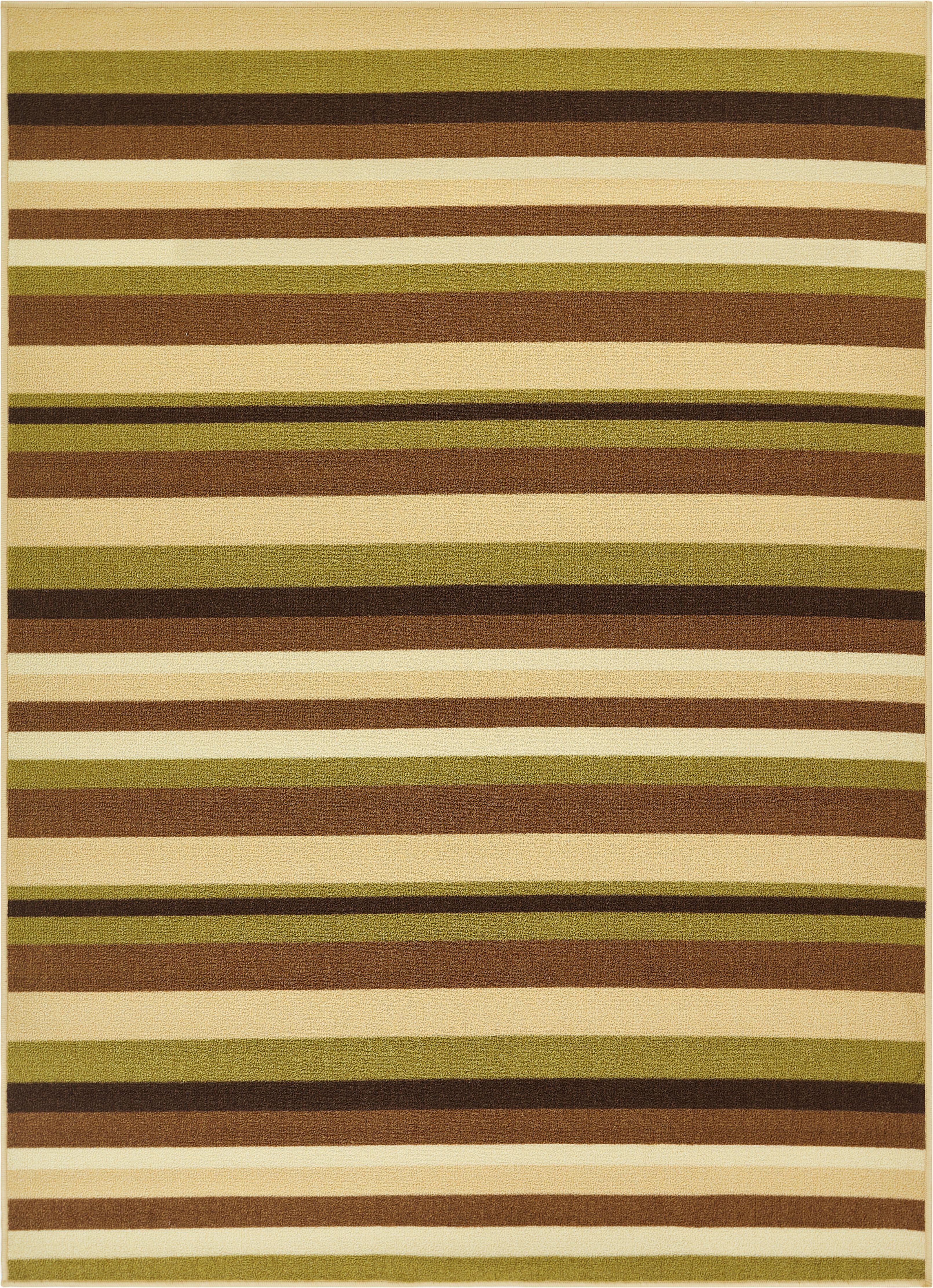 Well Woven Non-Skid/Slip Rubber Back Antibacterial Solid Stripes Multi ...