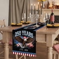 America Years Eagle Table Runner 14x72 Inch Independence Day Lightning ...