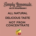 Simply Non-GMO Natural Raspberry Lemonade, Fresh Taste, 52 fl oz Bottle ...