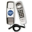 Med-Pat Corded Wall Phone with Ring Light Hearing Aid Compatibility and ...