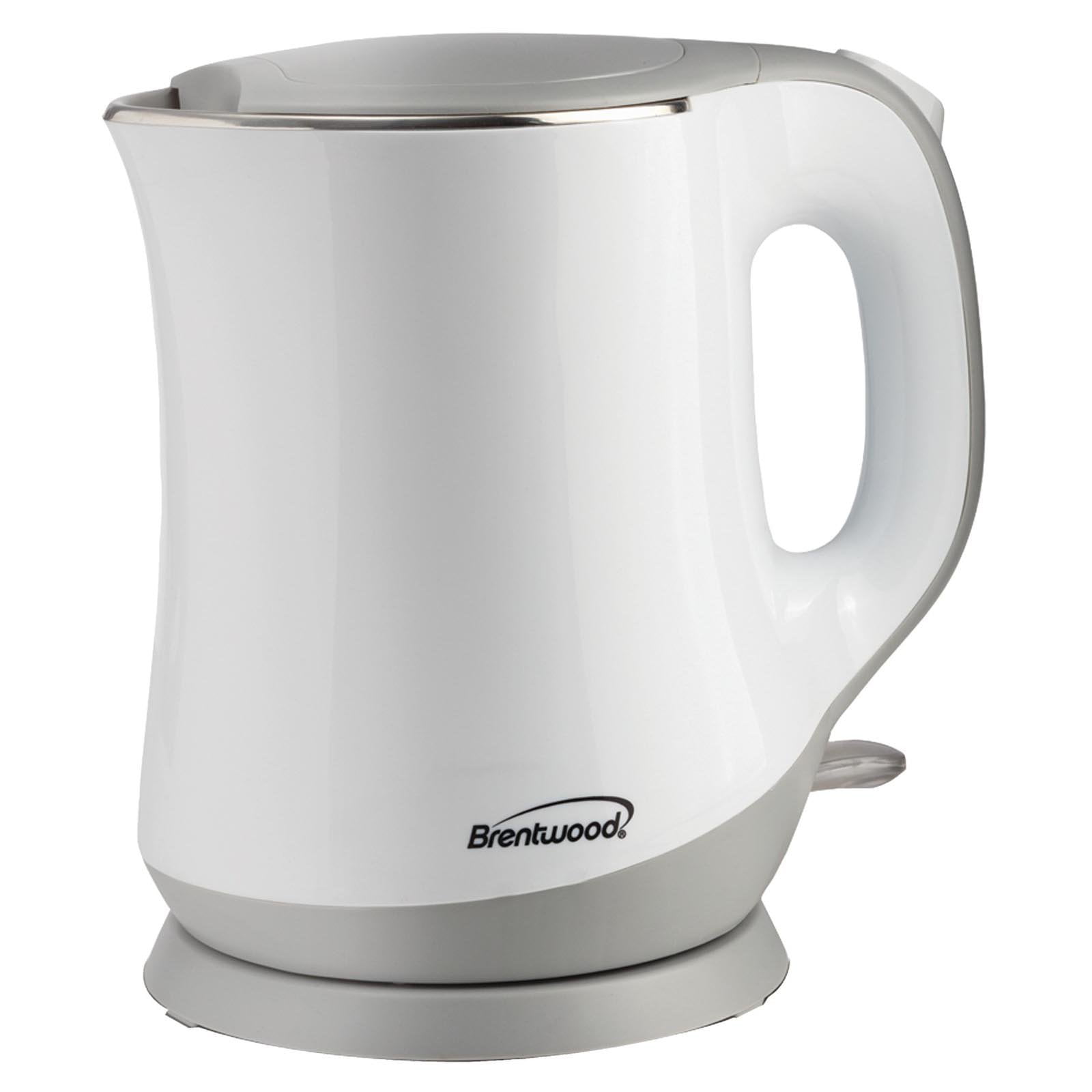 Brentwood Appliances KT-2013W 1.3L Cool-Touch Electric Kettle - Walmart.com
