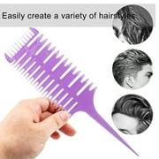 Fish bone comb 3-Way Hair Highlighting Sectioning Comb Weaving ...
