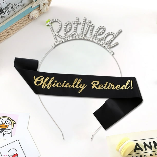 Coiry Retired Tiara/Crown Officially Retired Retirement Sash Happy ...