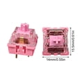 10/30/50/100Pcs Linearity Mechanical Keyboard Switches Clicking Key ...
