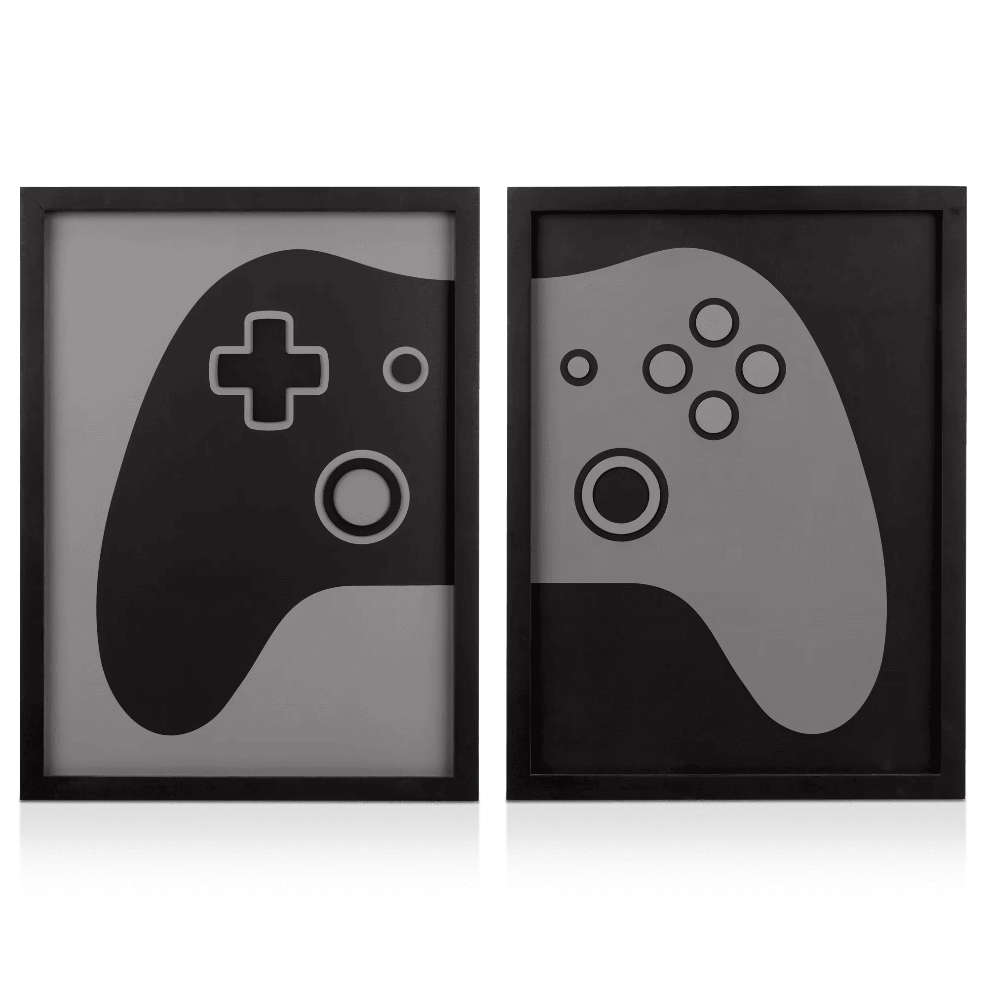 Click here for Bouclair Black Set Of 2 Controller Wall Art 19.75... prices