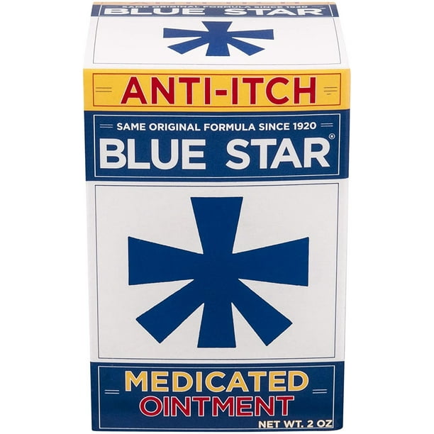 Blue Star Anti-Itch Medicated Ointment 2 oz (Pack of 2) - Walmart.com
