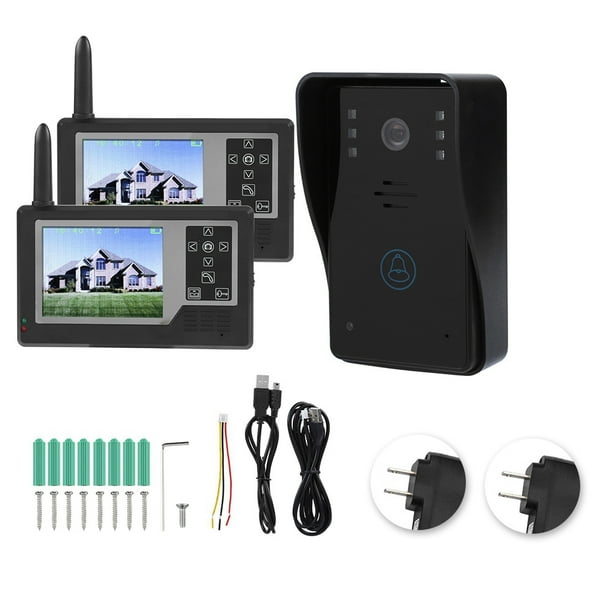Video Doorbell,3.5in TFT All digital Wireless Doorbell Doorbell ...