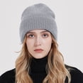 Bmisegm Winter Hat Unisex Cap with Ear Thick Knitted for Extreme Cold ...