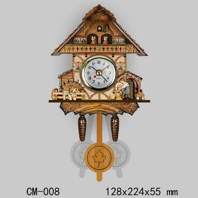 Cuckoo Clock Wall Clock with Bird, Watch, Children Decoration ...